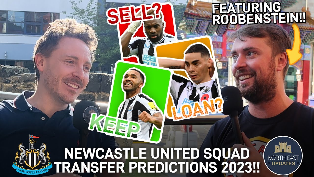 Newcastle United 2023 - Keep, Loan Sell with all NUFC players with ...