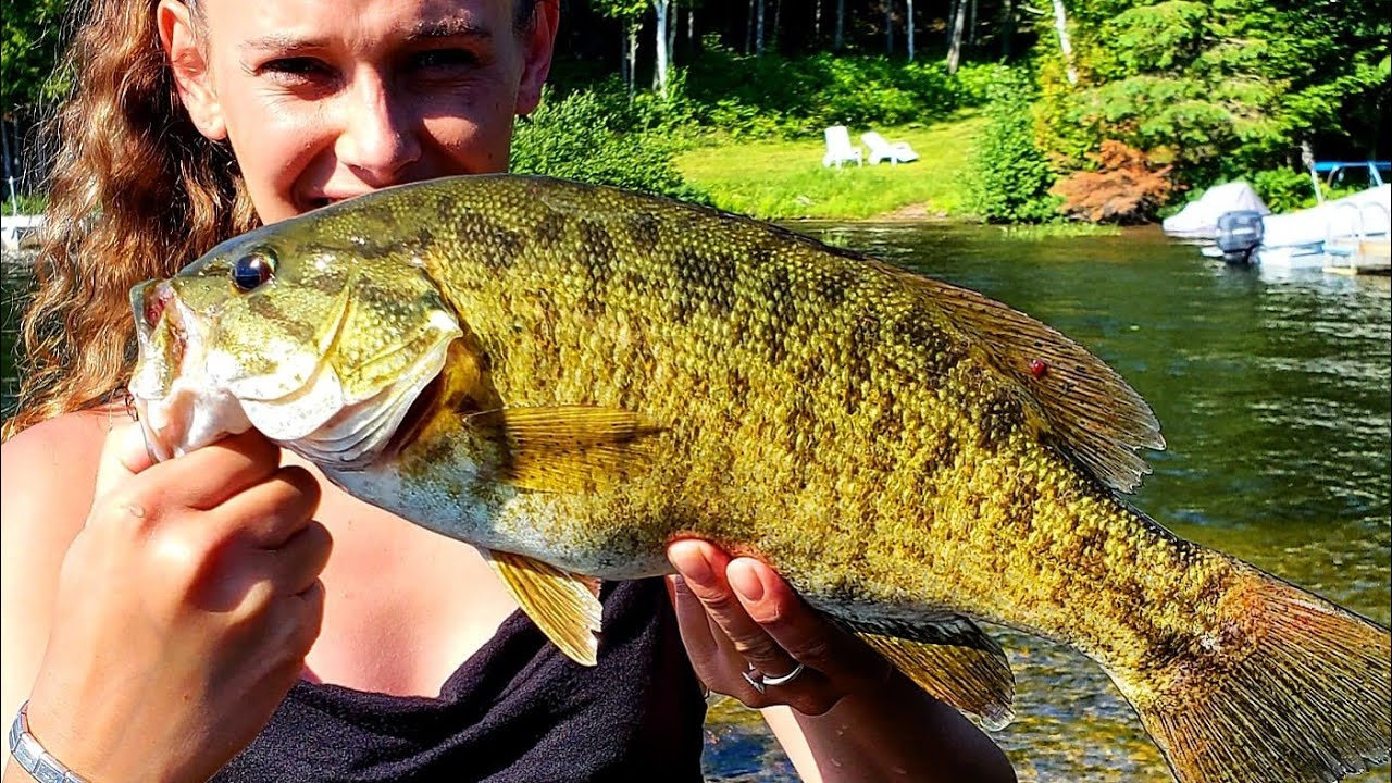 Pêche au gros Achigan / Québec /laurentides - YouTube