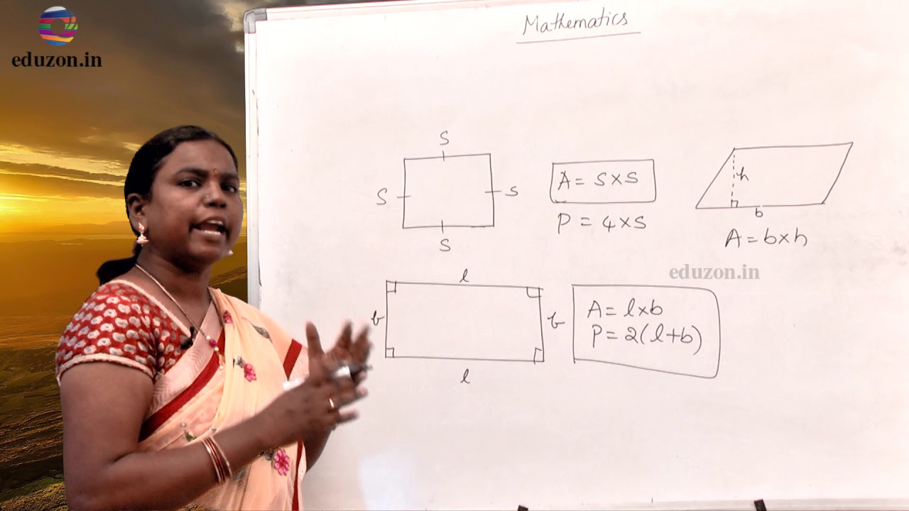 Area of Plane Figures | 8th Class Mathematics | Free Online Classes ...