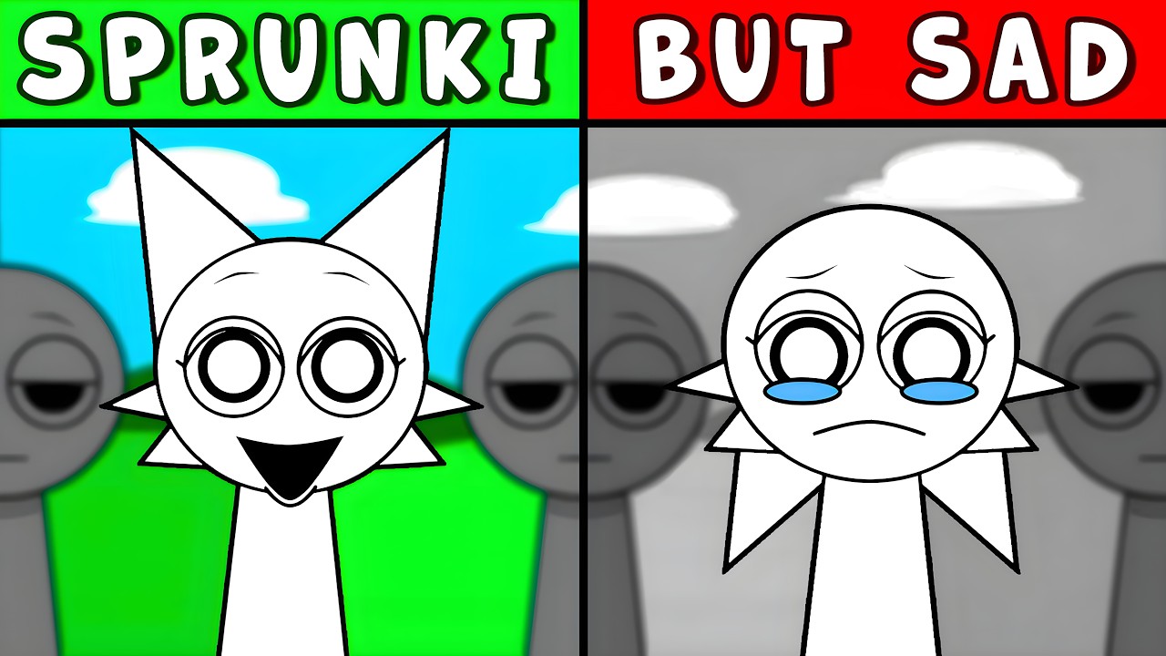 Incredibox Sprunki But Everyone Is SAD - Normal vs Horror Version (New ...
