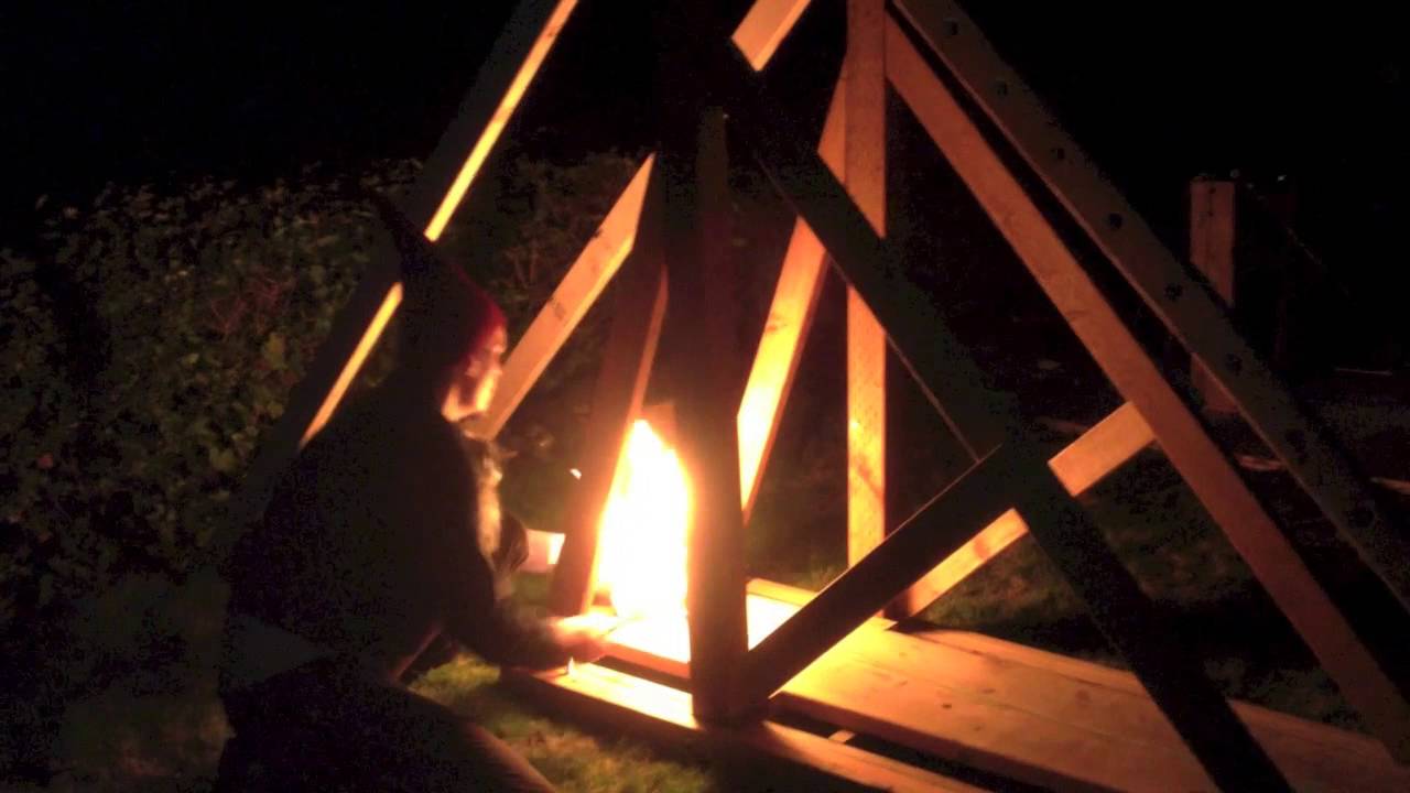 Flaming Pumpkin Trebuchet - YouTube