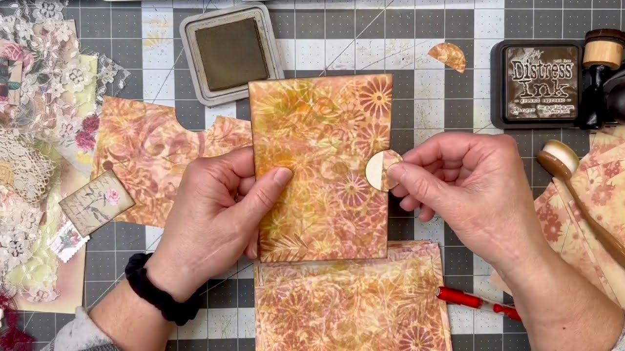 ~Getting Inky & An Announcement~Continuing Journal Card Pockets~ - YouTube