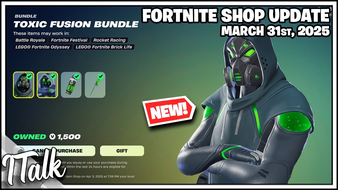 *NEW* TOXIC FUSION & CREW SKIN! Fortnite Item Shop [March 31st, 2025 ...