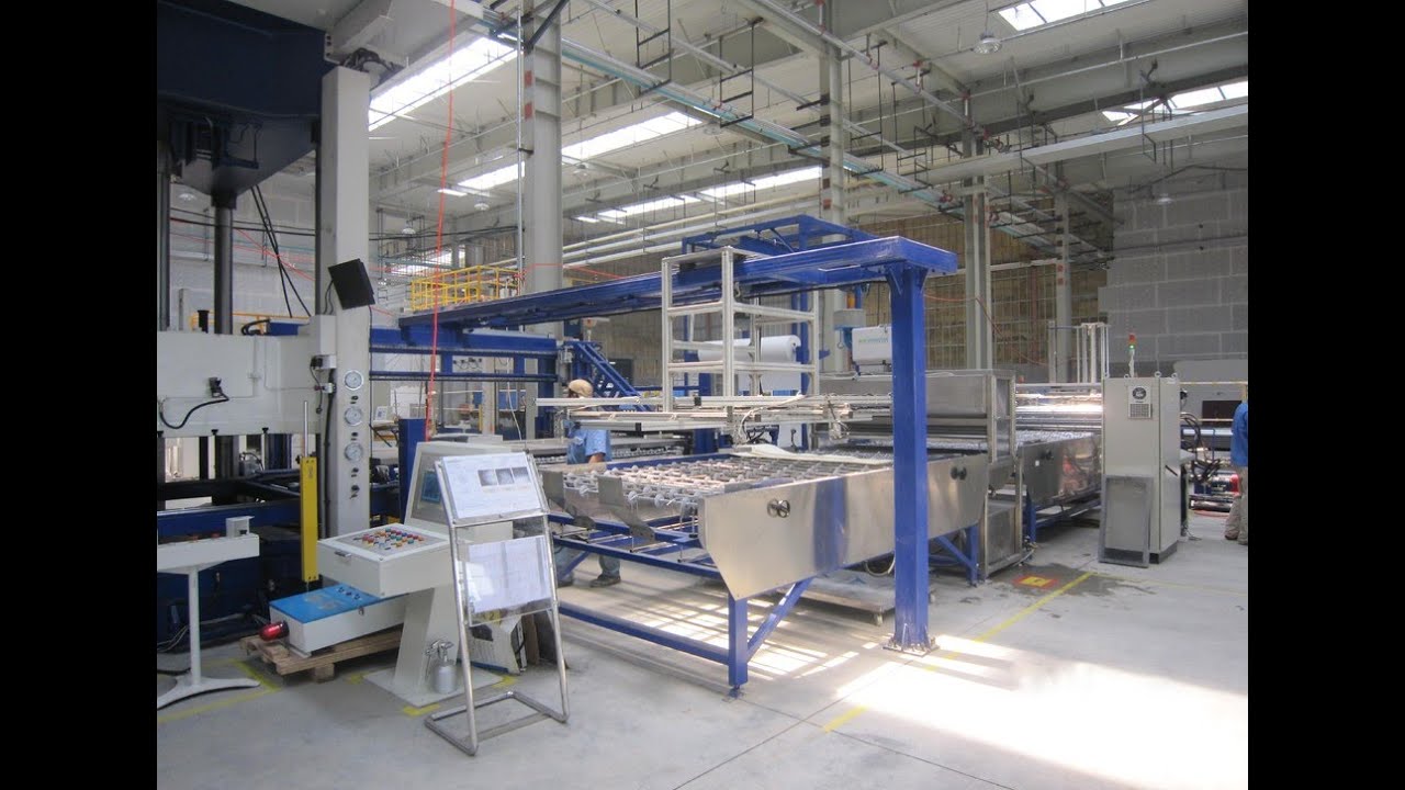 Auto interior trim production line fully automatic - YouTube