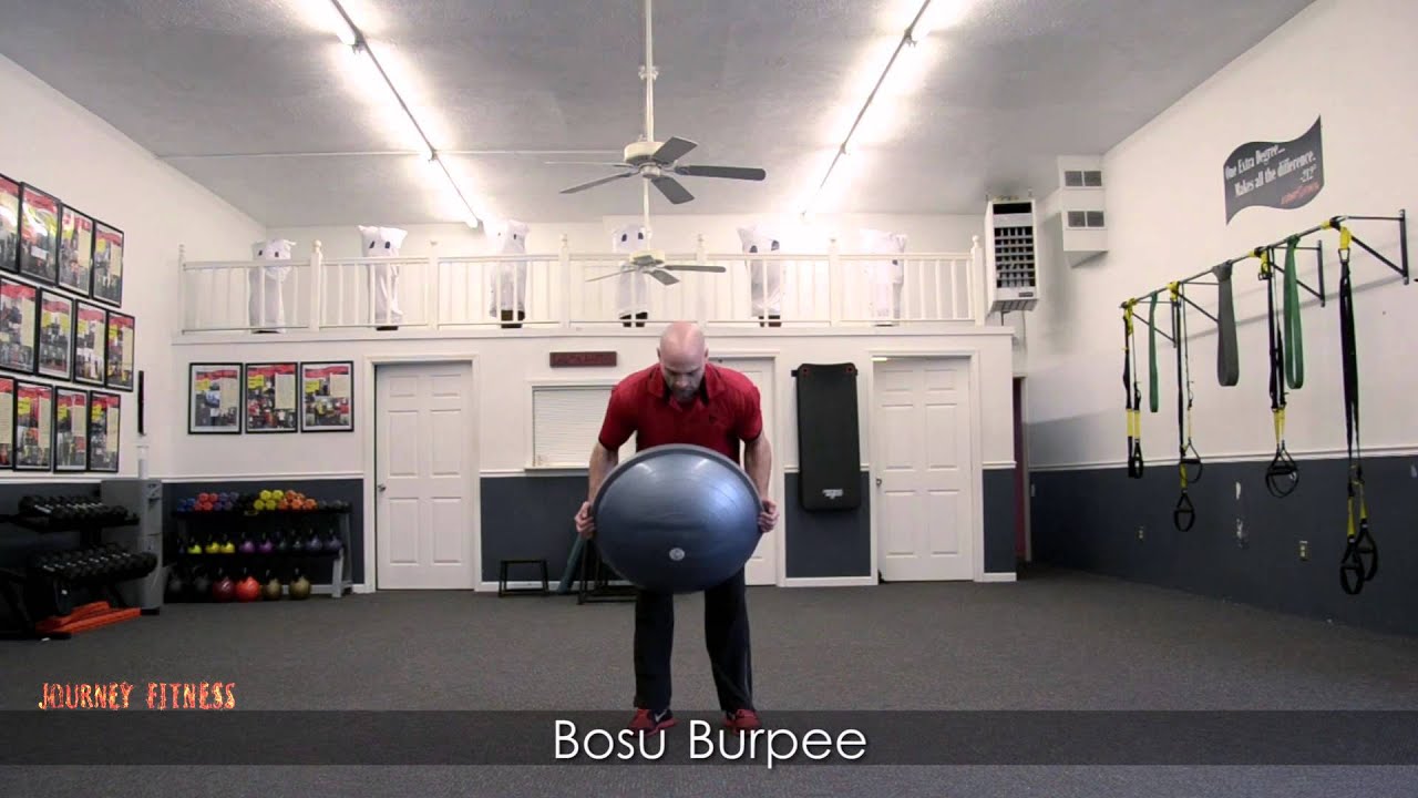 Bosu Ball: Burpee - YouTube