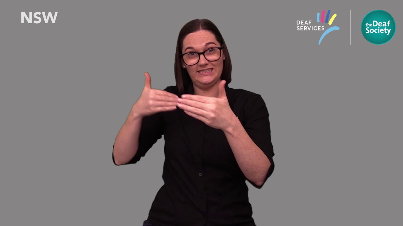 Auslan COVID Update Monday 15th June - YouTube
