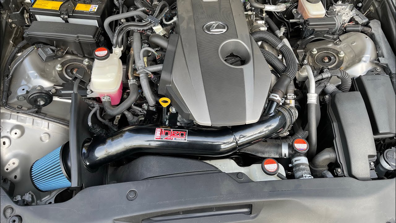 2016 Lexus IS200t Injen Cold Air Intake (Turbo Sounds) - YouTube