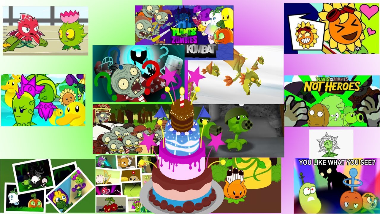 Plants vs Zombies 2 Animation All videos in a row + Easter pictures ...