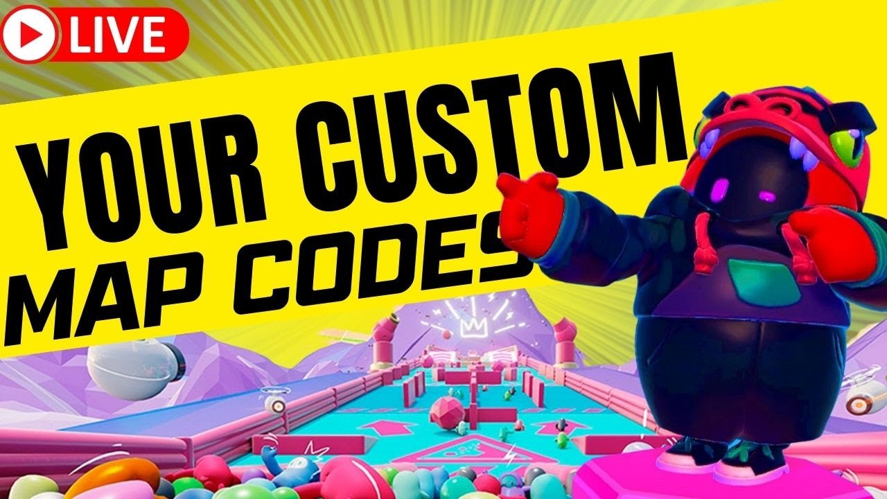 [LIVE] YOUR CUSTOM MAP CODES! Fall Guys Season 4 Custom Matches with ...