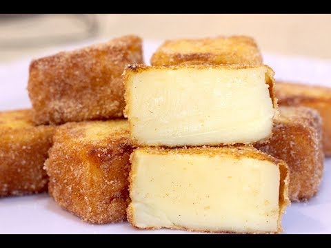 LEITE FRITO -  RECEITA  SIMPLES E FÁCIL - MACIO - DELICIOSO - INCRÍVEL - Isamara Amâncio