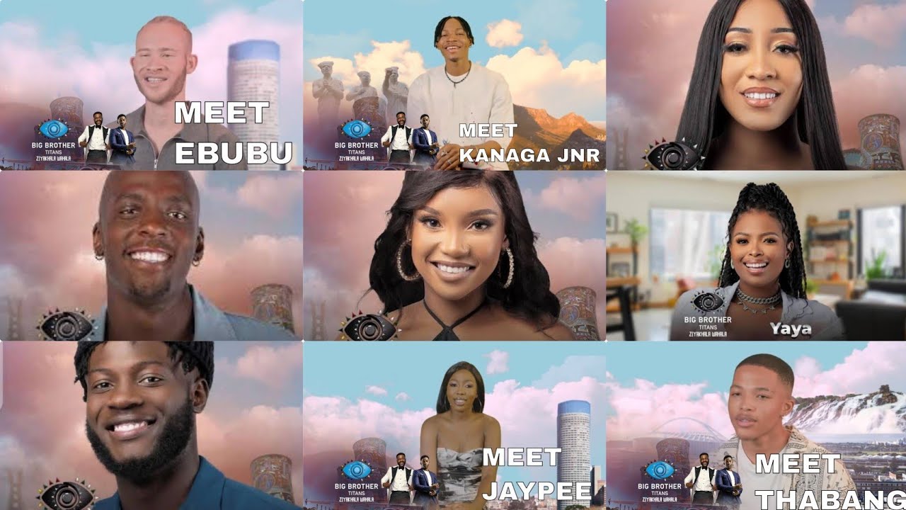 Meet the 20 housemates of big brother titans reality tv show - YouTube