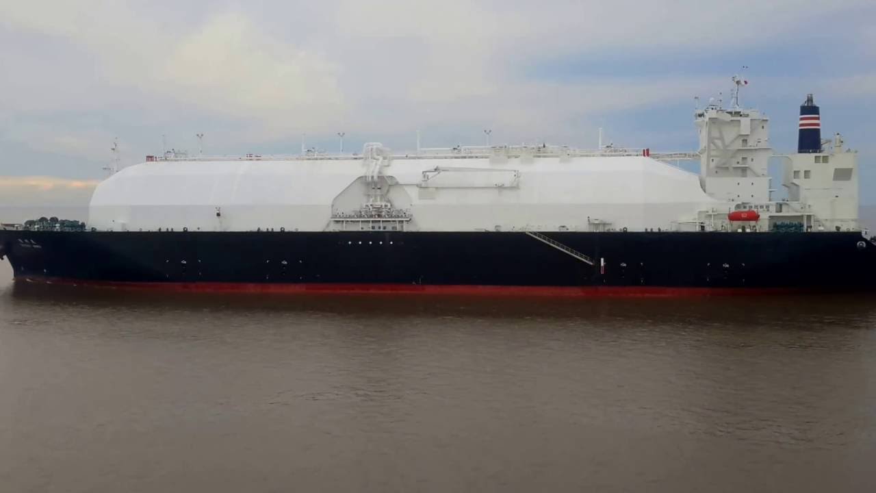 LNG Tanker Ship "SEISHU MARU" - 21st.April 2016 - 0741 LT Inbound ...