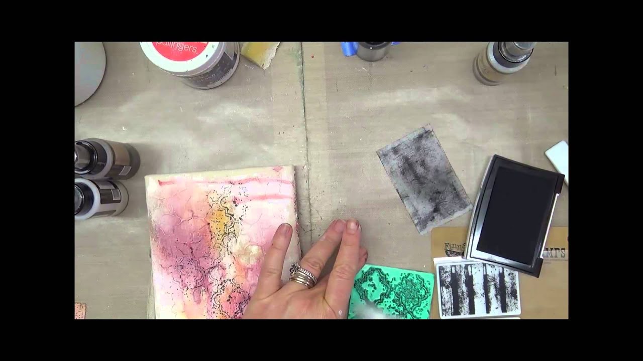 Mixed Media Notebook start to finish tutorial - YouTube