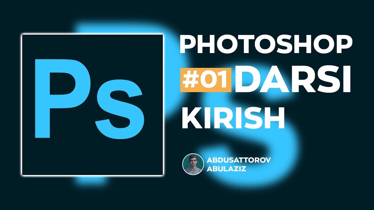 Pro Photoshop 1-dars - YouTube