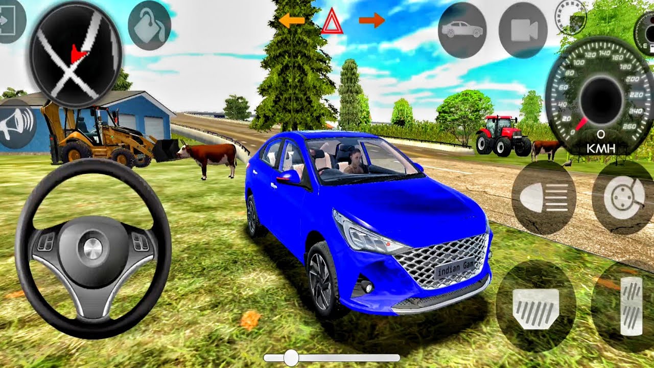 Hyundai Verna Car Driving Simulator - Indian Cars Driving 3D - Car Gadi ...