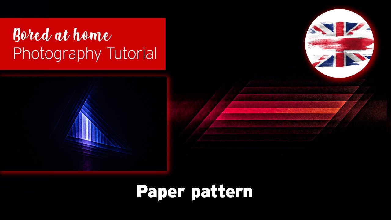 #27 Paper Pattern - English Version - Photography Tutorial - YouTube