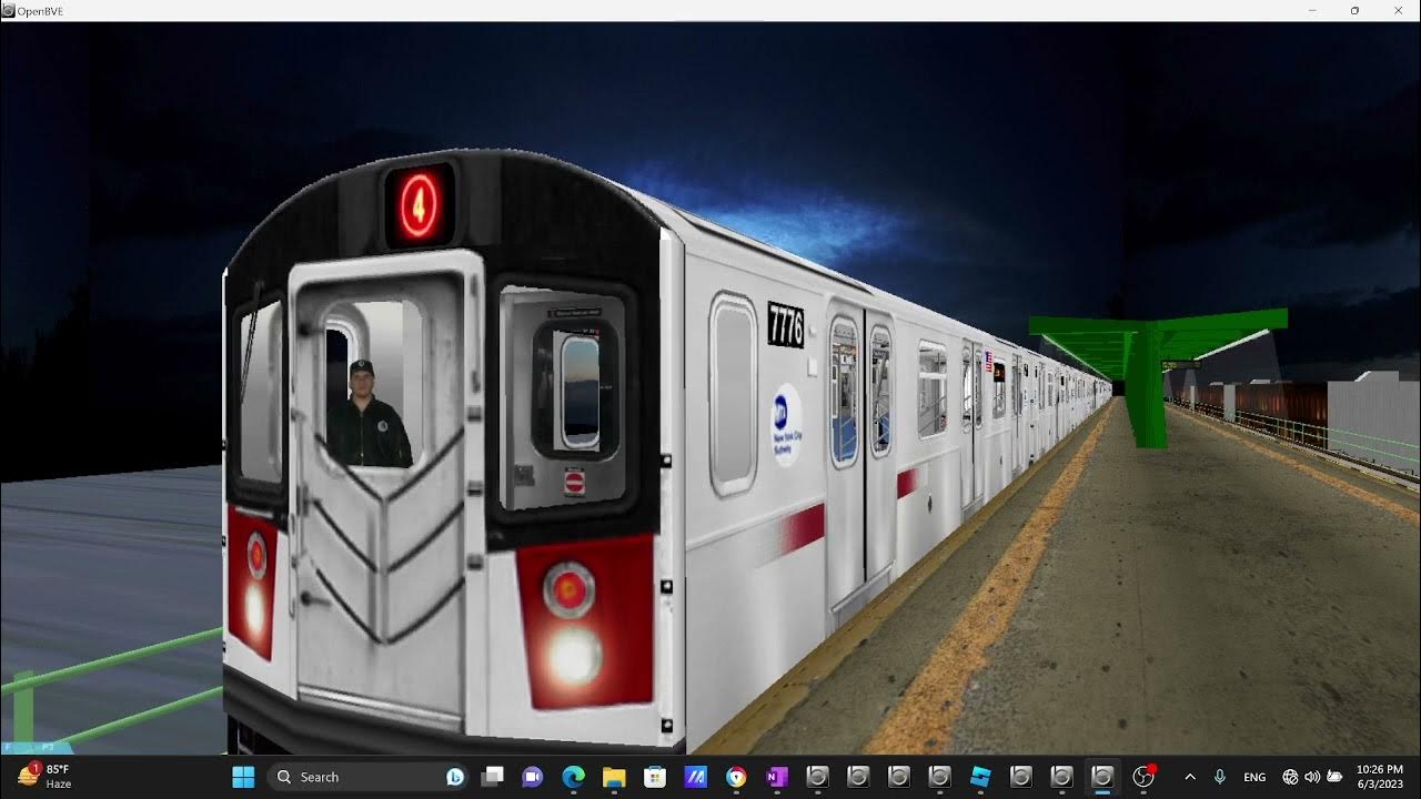 Openbve Pr88 R142A 4 Train Departing at New Lots Avenue - YouTube