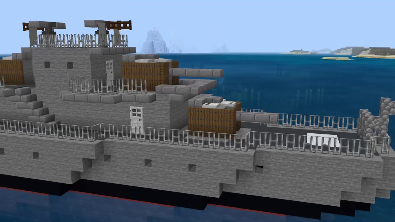 Minecraft: Type 1934 Destroyer Fly Around - YouTube