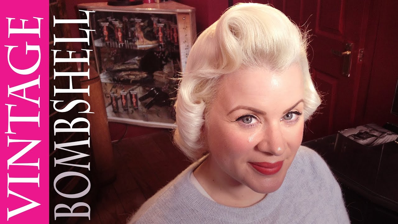 Vintage Hair How-To | Blonde Bombshell - YouTube