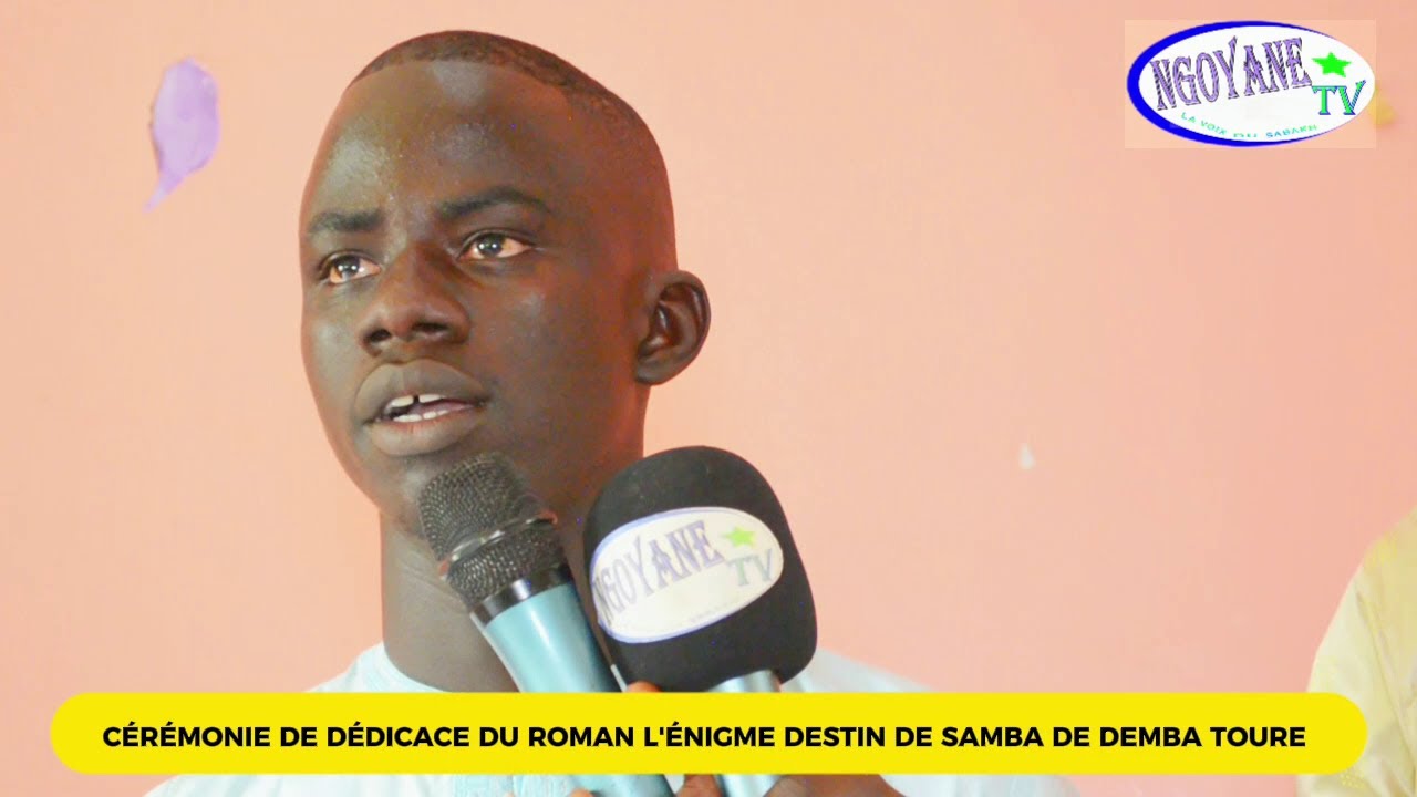 1e PARTIE: CEREMONIE DE DEDICACE DU ROMAN L'ENIGME DU DESTIN DE SAMBA ...