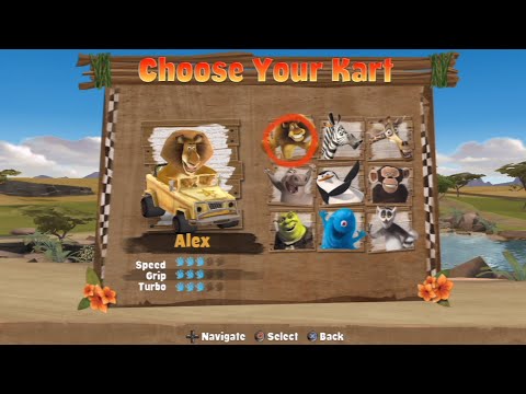 DreamWorks Madagascar Kartz All Characters [PS3]