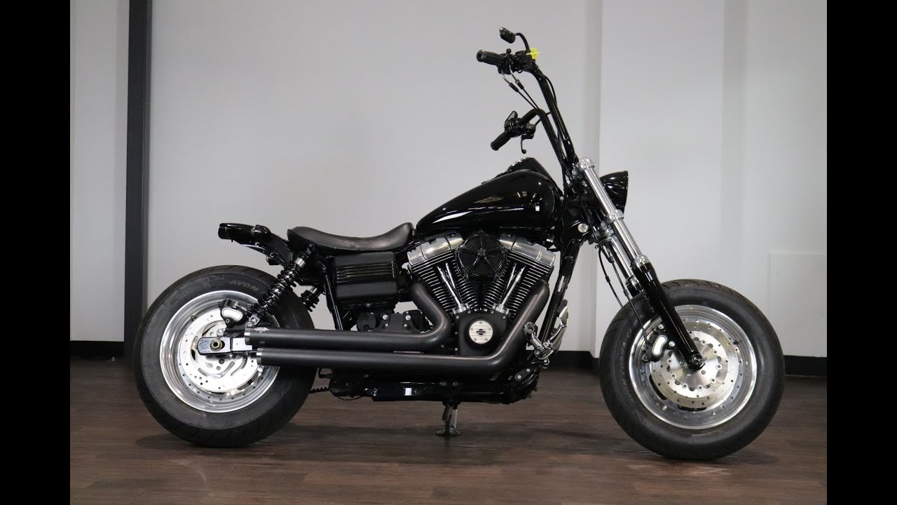 HARLEY DAVIDSON FAT BOB 1584 CUSTOM BOBBER - WALK AROUND VIDEO TOUR ...