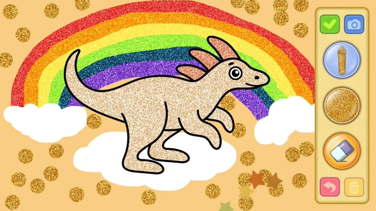 Bimi Boo Dinosaur with a rainbow - YouTube