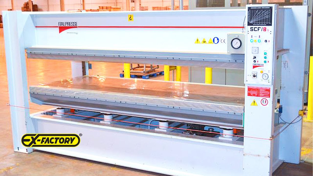 ITALPRESSE SCF/8-S 150 Ton Single Daylight Up-Acting Hydraulic Hot ...