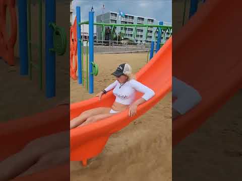 Fun at the playground. Be a kid again with Reba Fitness #playmore #shorts