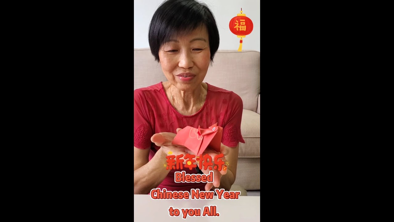 Making Hong Bao Paper Cows for Chinese New Year 2021 - YouTube