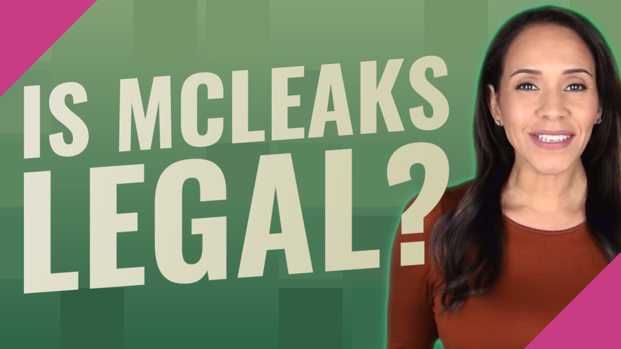 Is MCLeaks legal? - YouTube