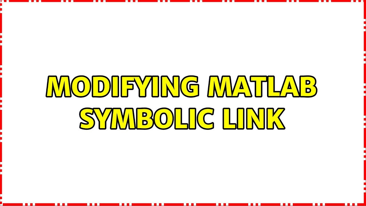 Ubuntu: modifying matlab symbolic link - YouTube