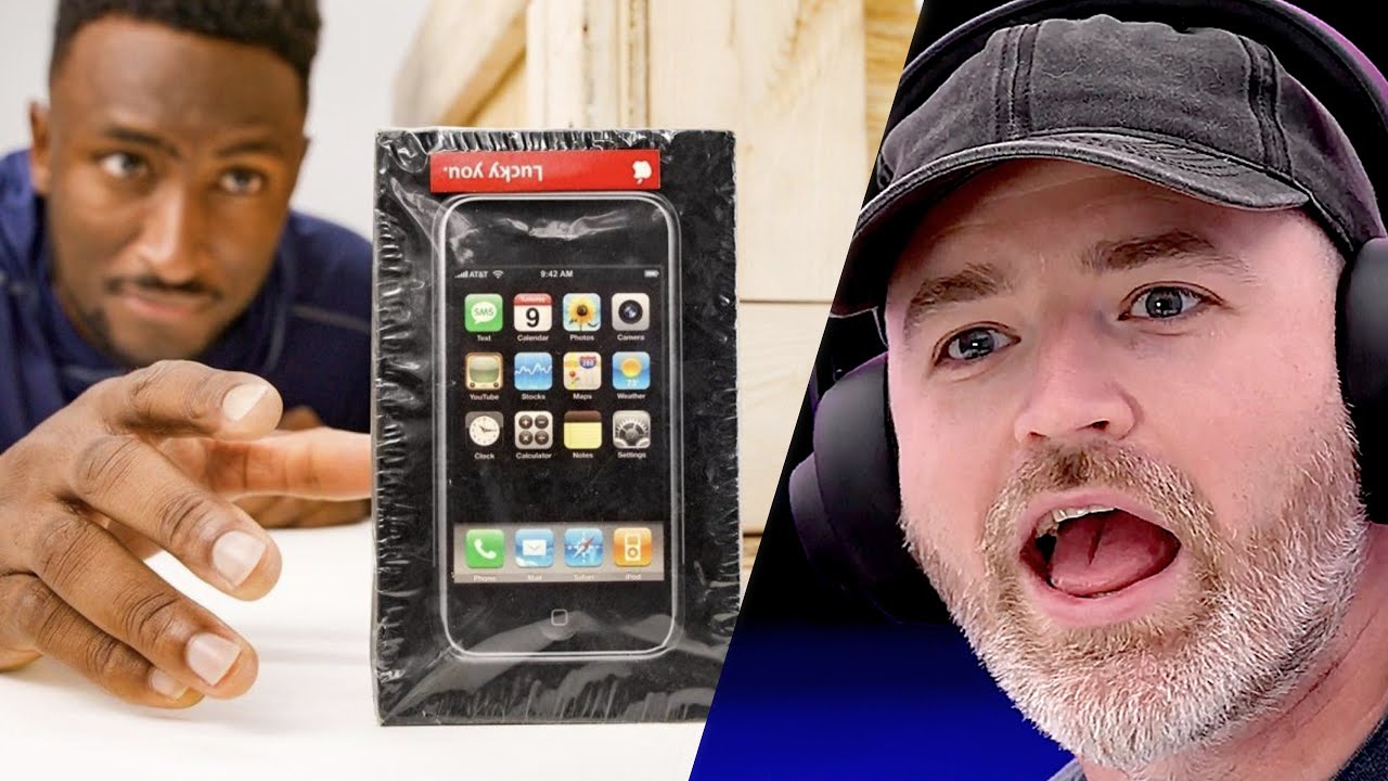 MKBHD Opens Up $40,000 Apple iPhone - YouTube