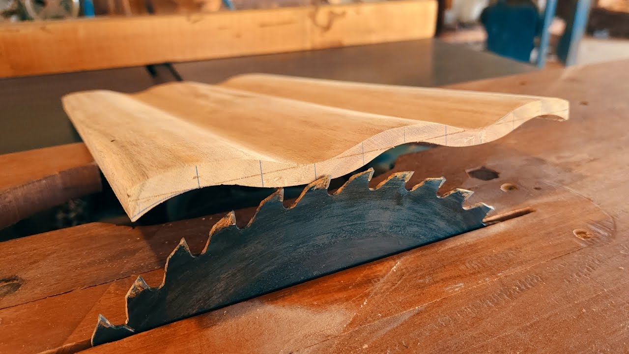 How to make wooden waves very amazing that you've never seen ...