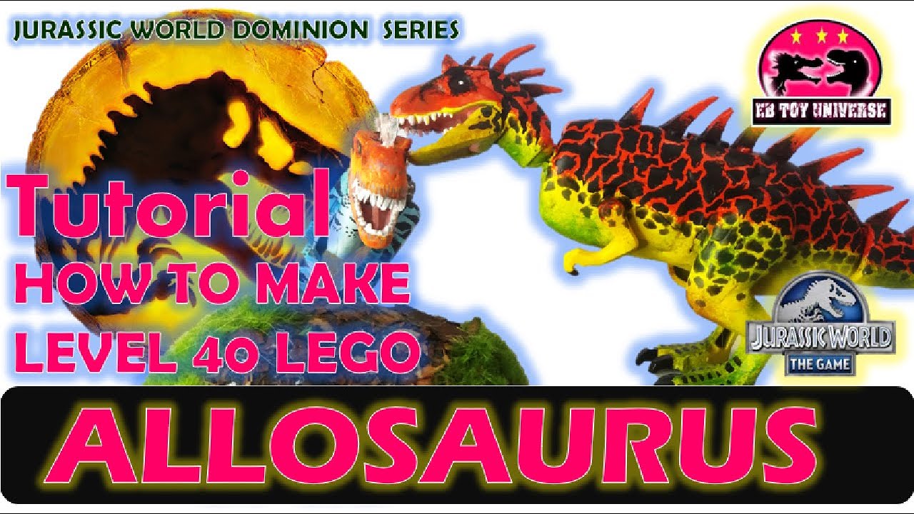ALLOSAURUS LEVEL 40 JURASSIC WORLD THE GAME I ALLOSAURUS MAX LEVEL ...
