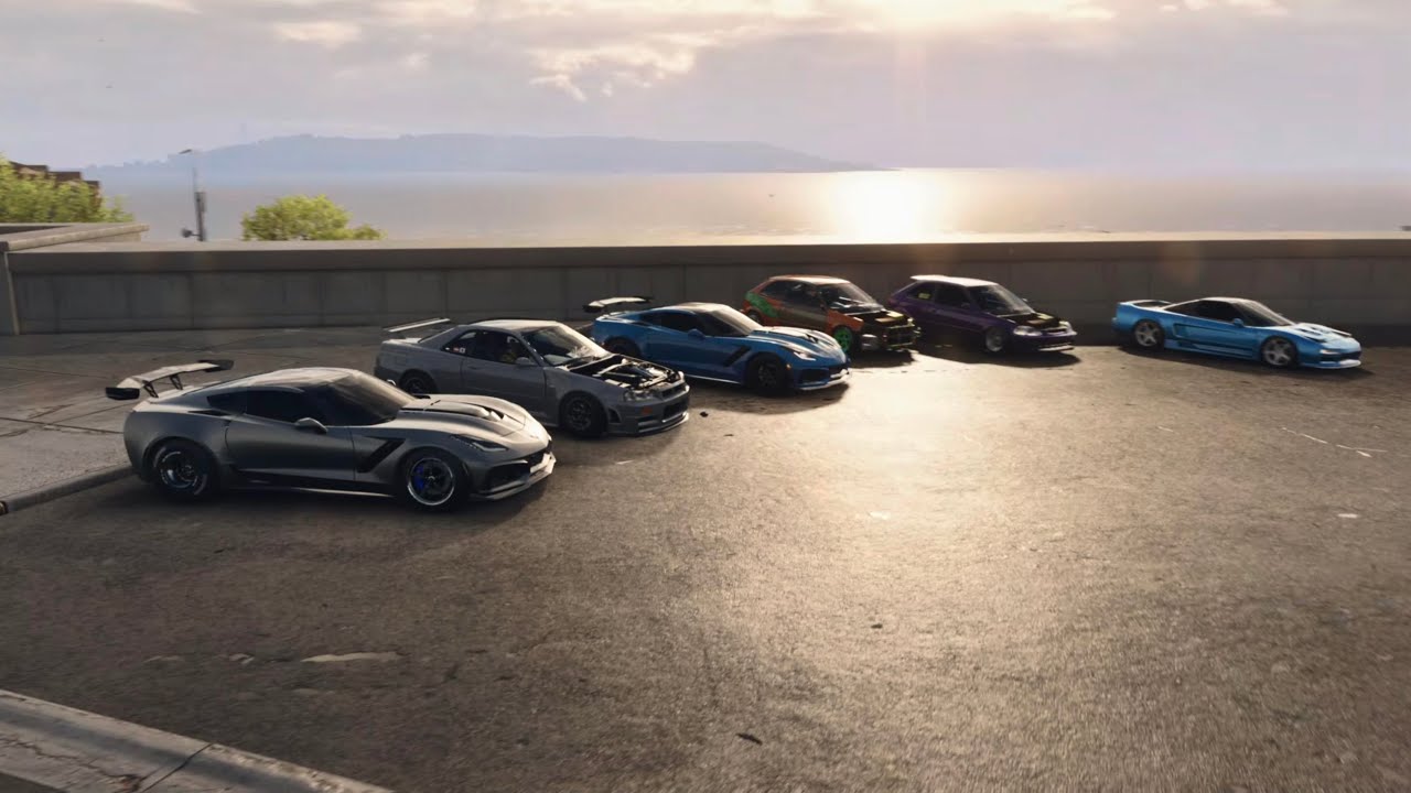 Nfs Unbound| Corvette Zr1 pulls up to meet/roll races - YouTube