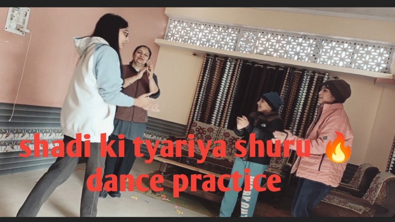 shaadi ki tyariya shuru 🔥||jaago dance practice||@letsflymannu # ...