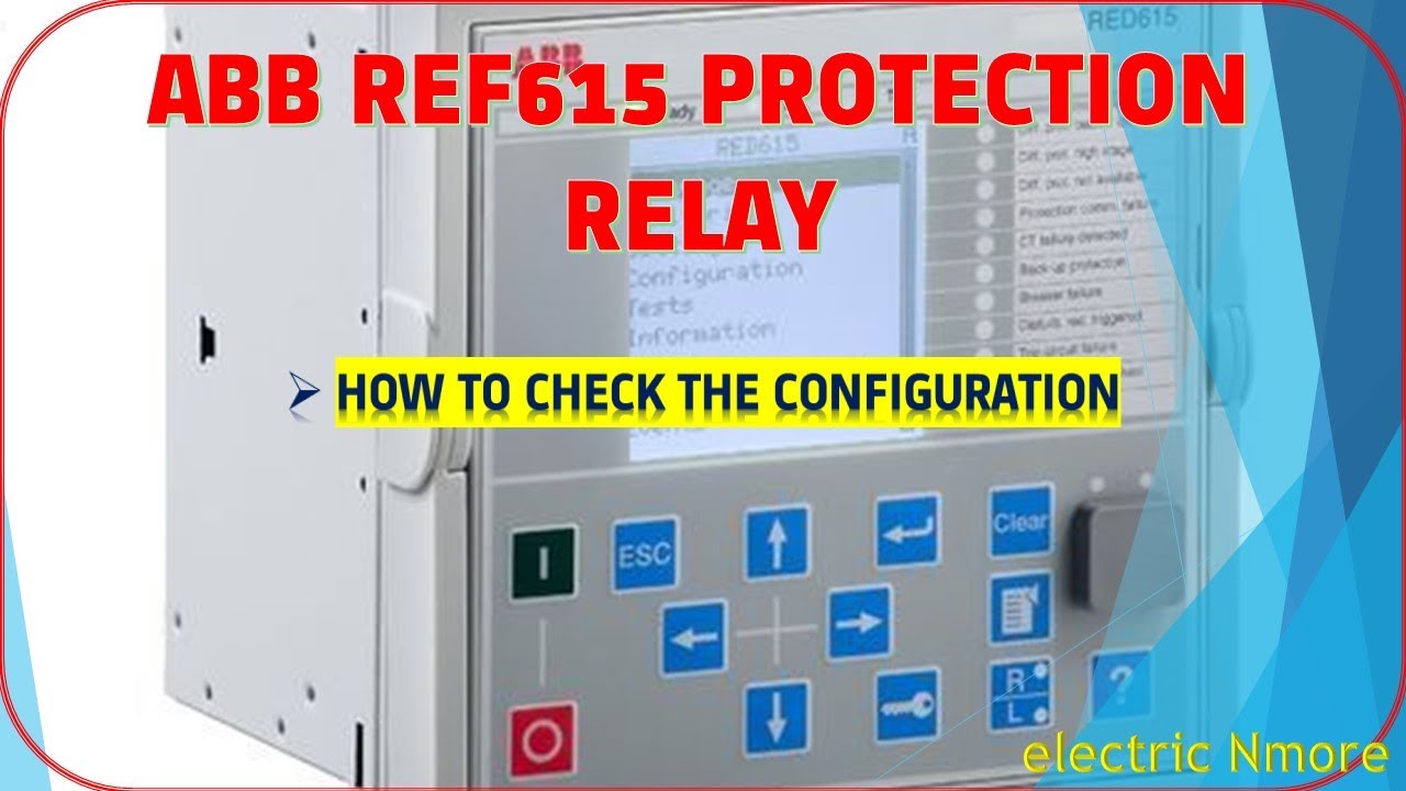 ABB REF615 PROTECTION RELAY | RELAY CONFIGURATION DETAILS - TAMIL - YouTube