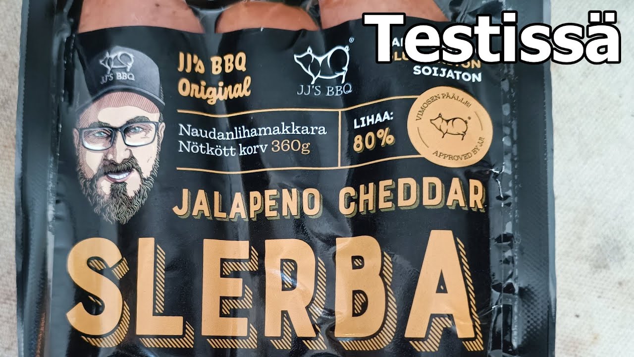 Makkaratesti #369 - JJ's BBQ Jalapeno Cheddar Slerba - YouTube
