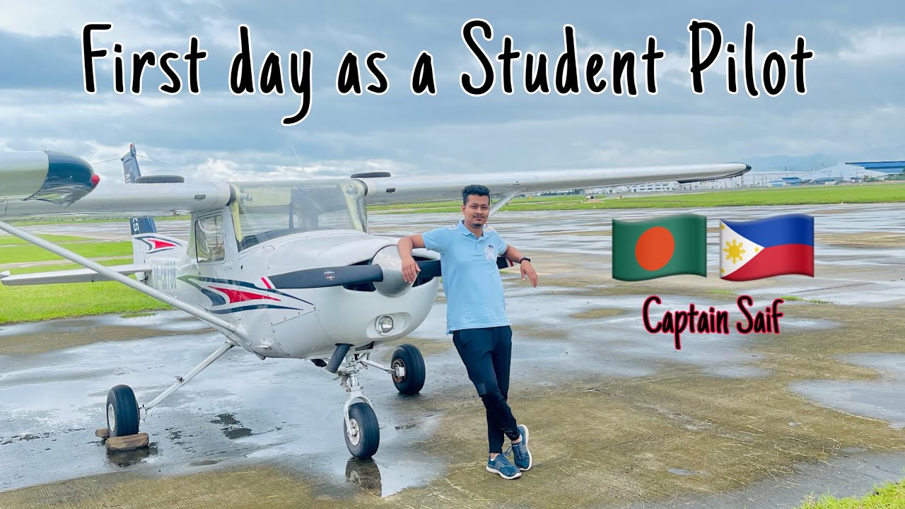 First day as a student pilot 🧑‍ ️| Philippines 🇵🇭| Airworks Aviation ...