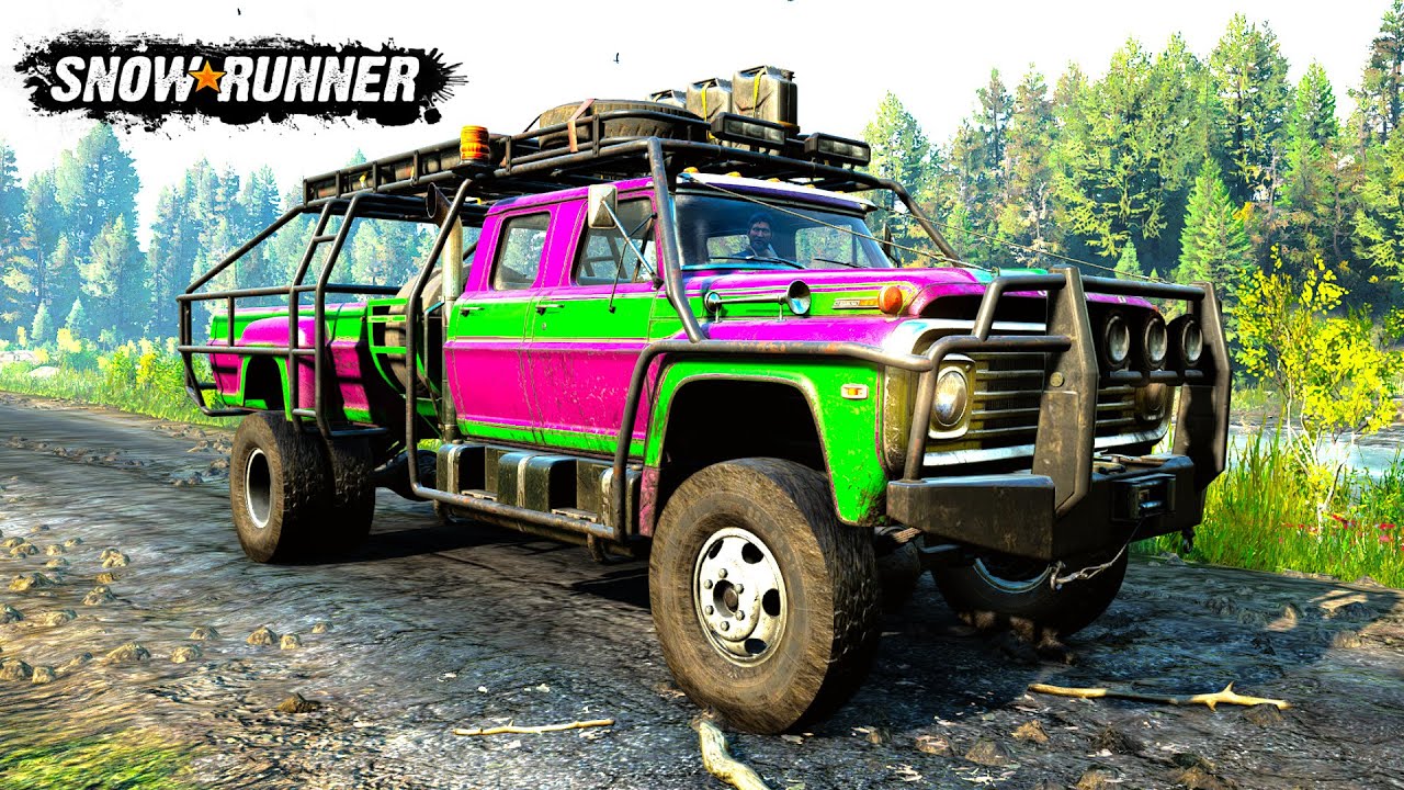 SnowRunner - Testing Out The New Ford F750 On The Public Test Servers ...