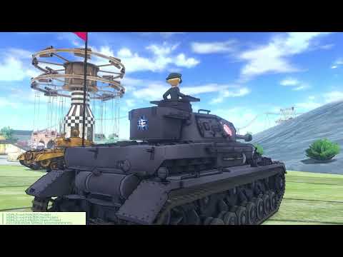 GuP_Dream Tank Match DX_Panzerfahren Fest_Carpaccio (M26Pershing) Alis (MAA1 Sherman)-fail!