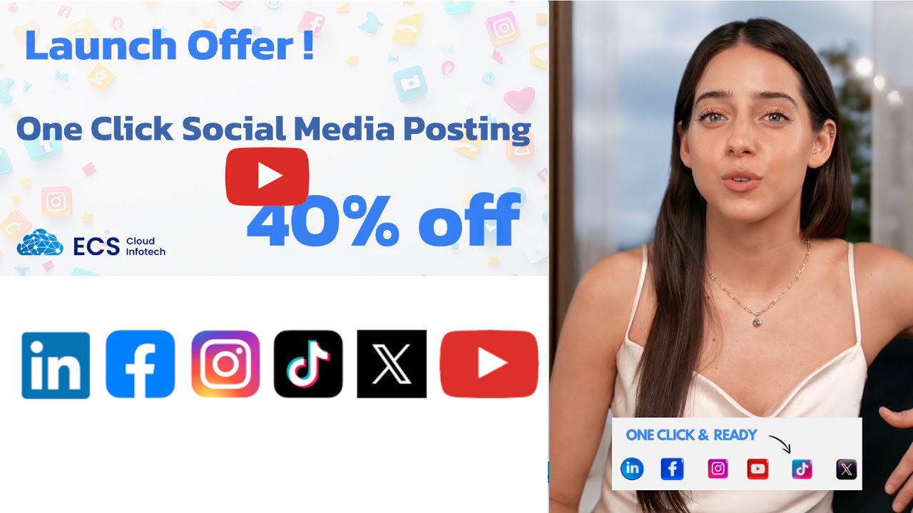 One Click Social Media Posting Tool by ECS Cloud Infotech | Digital ...