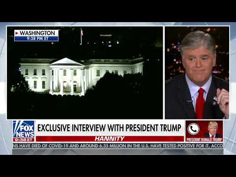 Interview: Sean Hannity Interviews Donald Trump Live Via Telephone ...