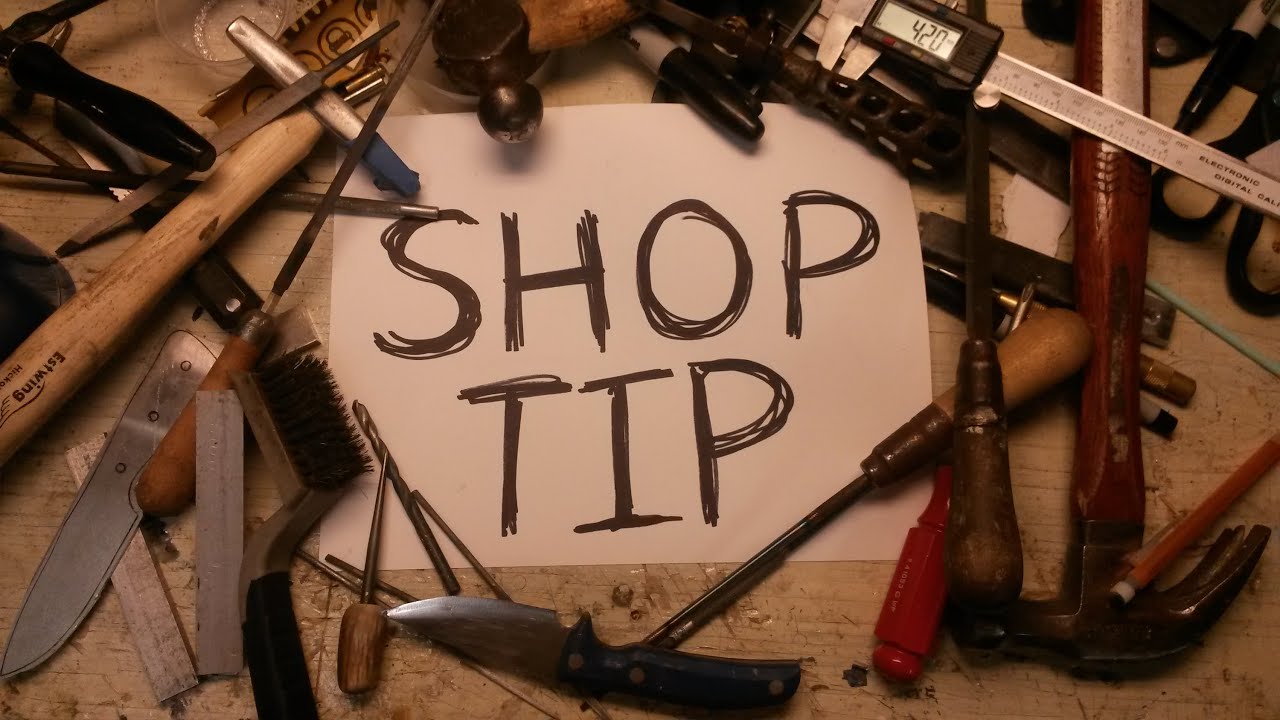Shop Tip! Hidden Tangs: Modified Round File!! - YouTube