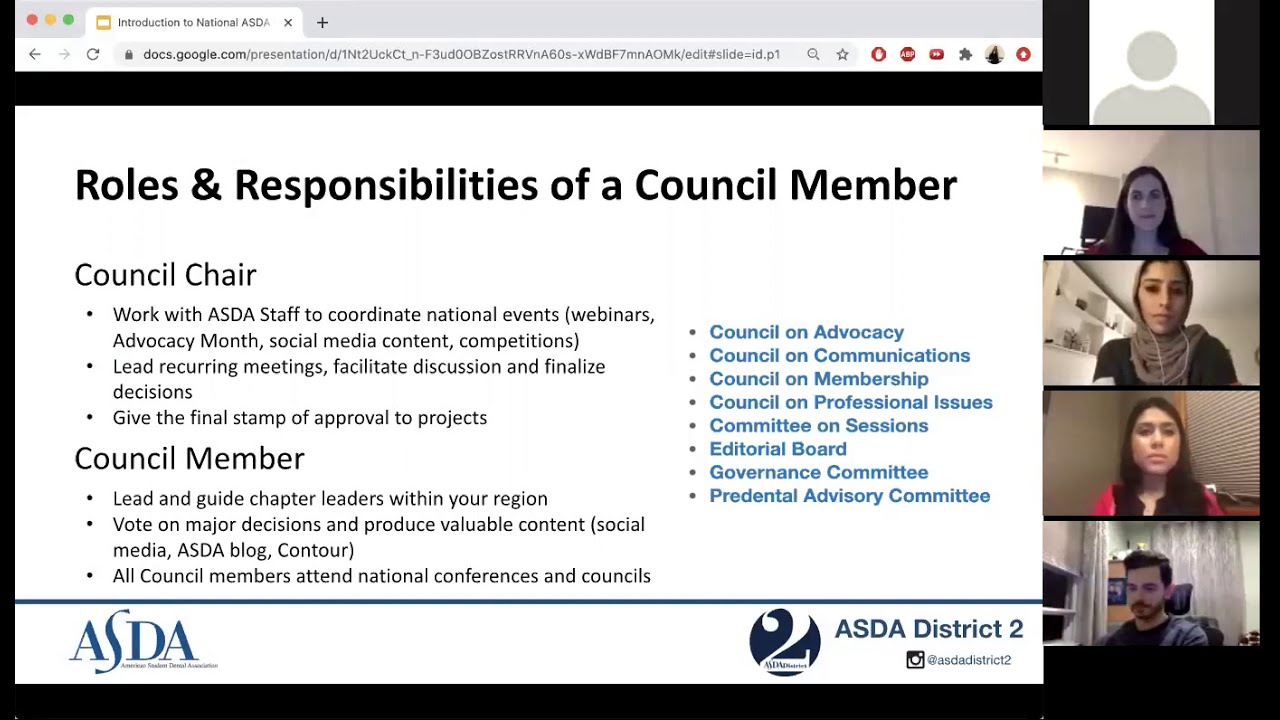 An Introduction to National ASDA Leadership Positions - YouTube