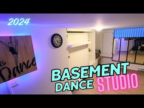 Basement Dance Studio Makeover - YouTube
