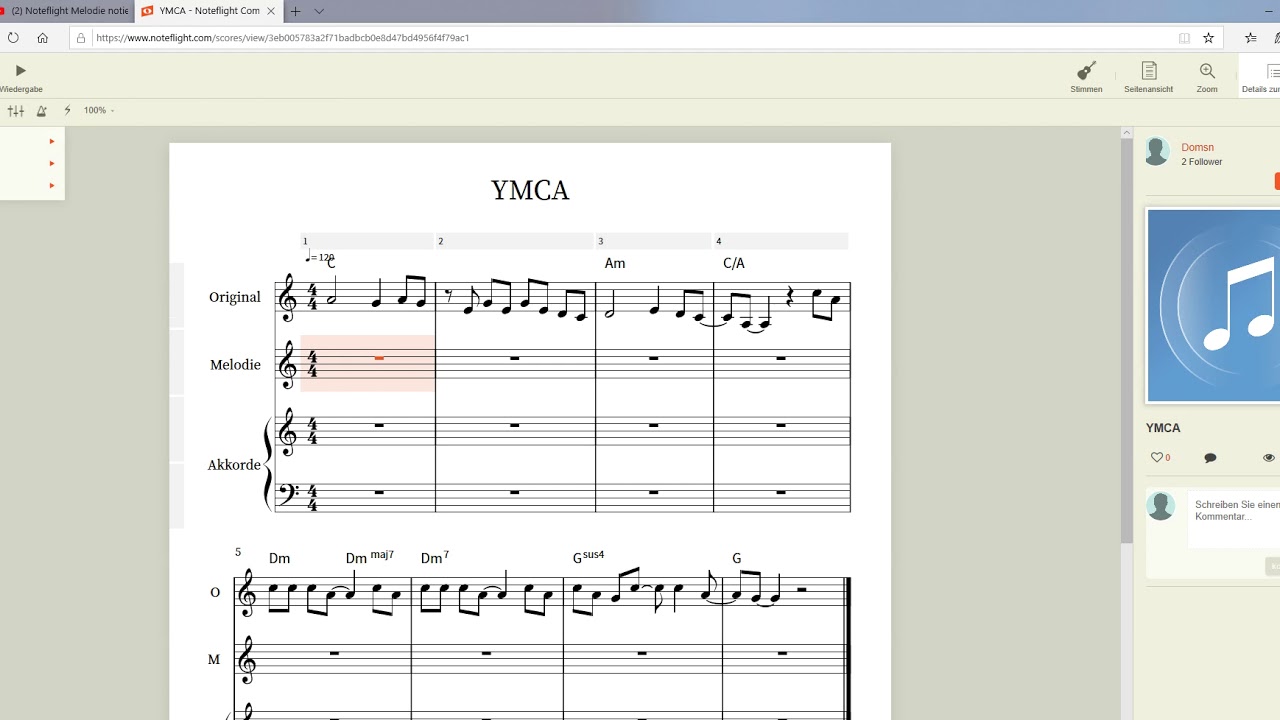 Noteflight Tutorial: Kopie sichern & Anmeldeprobleme - YouTube