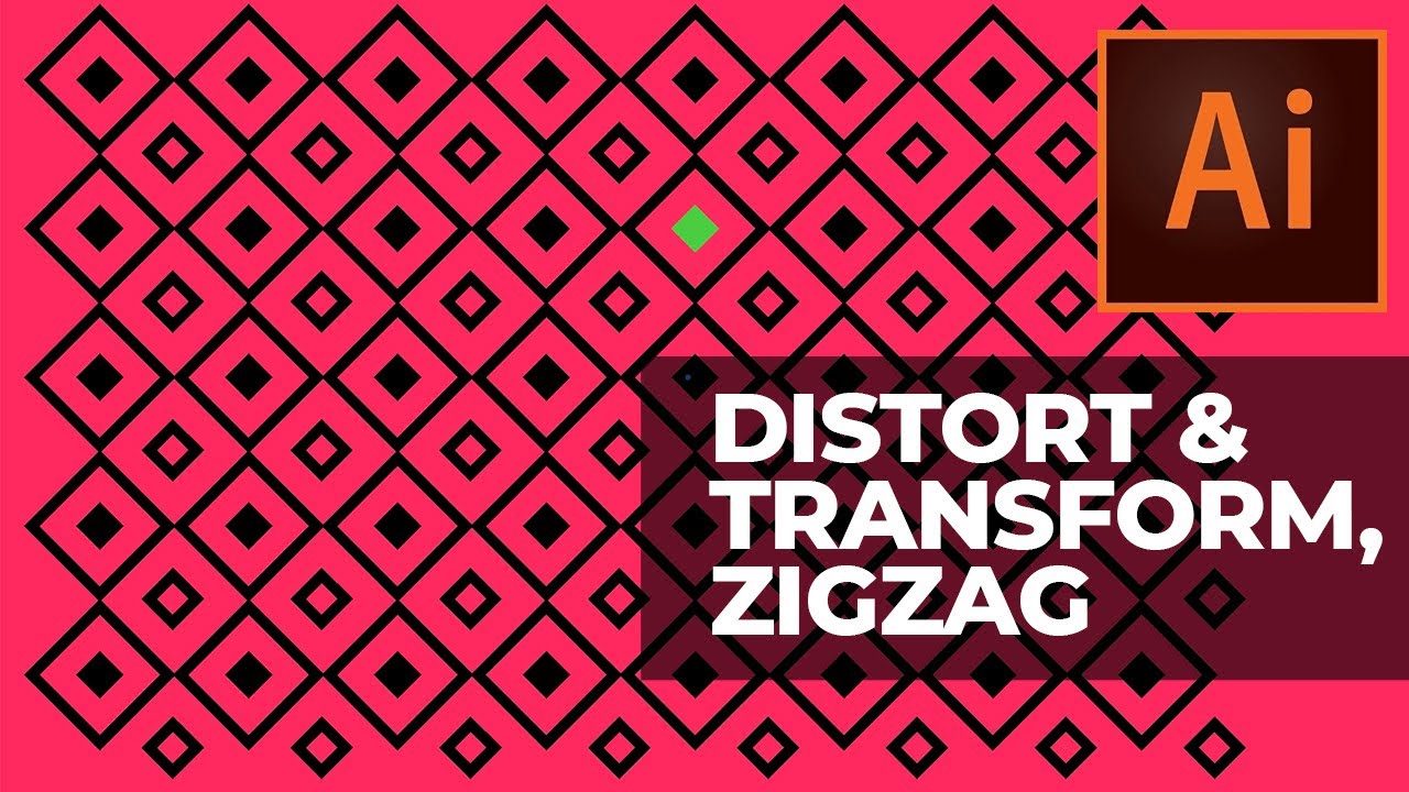 Adobe Illustrator CC 2020 | Distort and Transform, Zigzag - YouTube