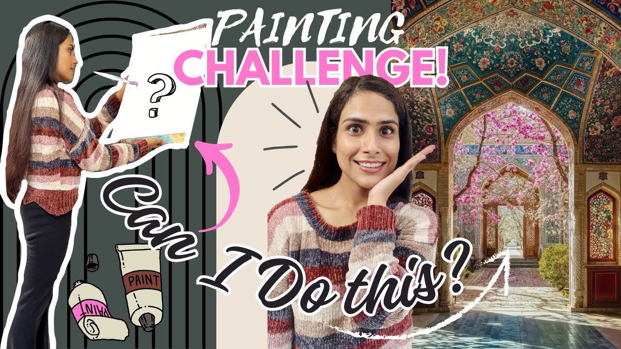 I Attempted the Most Difficult Painting Ever! |Painting Challenge😪🖼️🤟🏻 ...